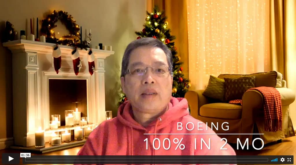 How Eric Made 100% from Boeing in 2 months - Eric Seto